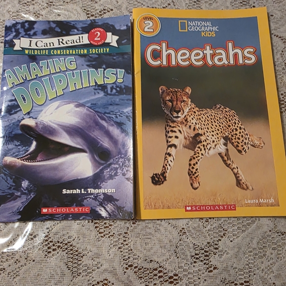 Scholastic | Other | Scholastic Amazing Dolphins And Cheetahs Book Set ...